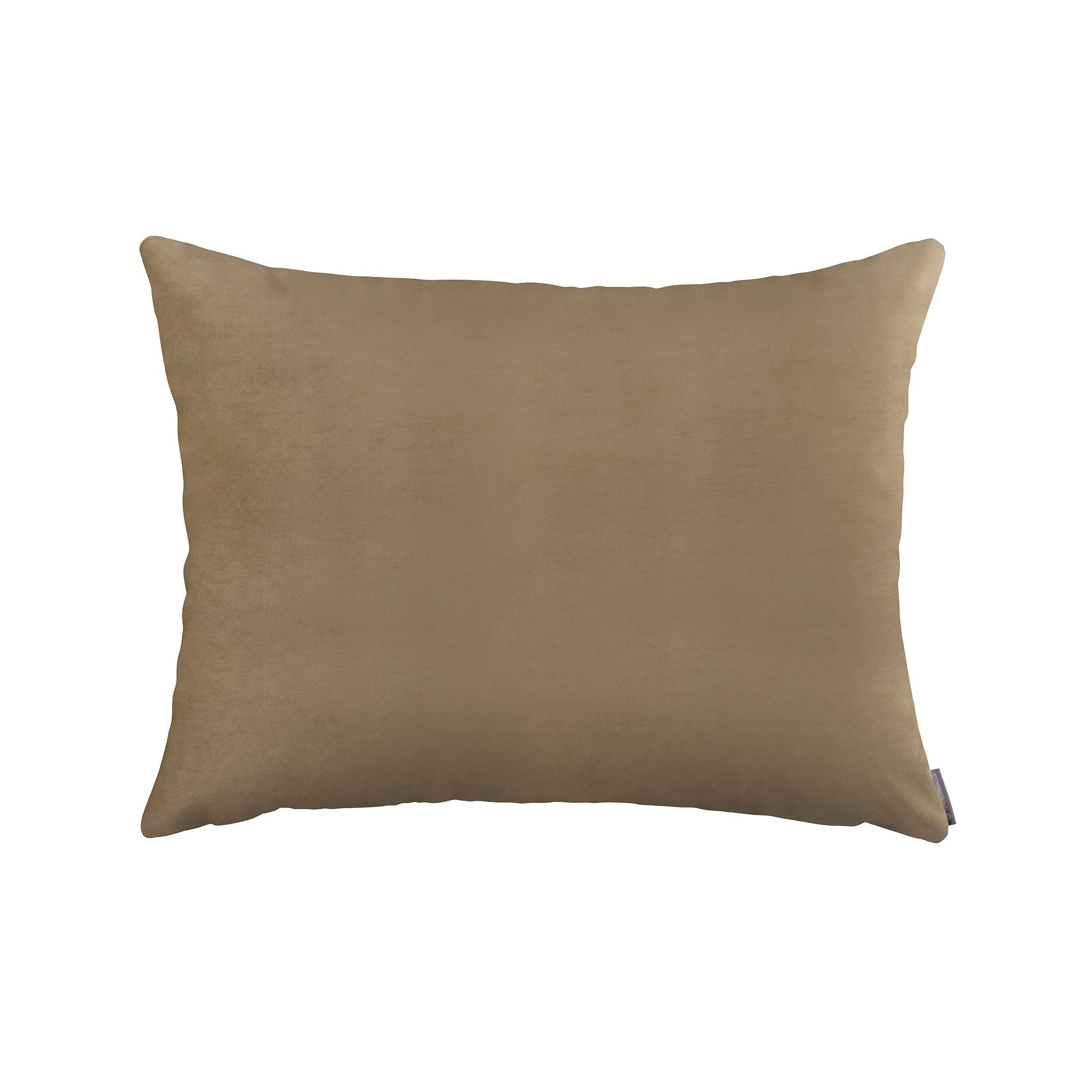 Vivid Beige Luxe Euro Pillow (27x36) by Lili Alessandra
