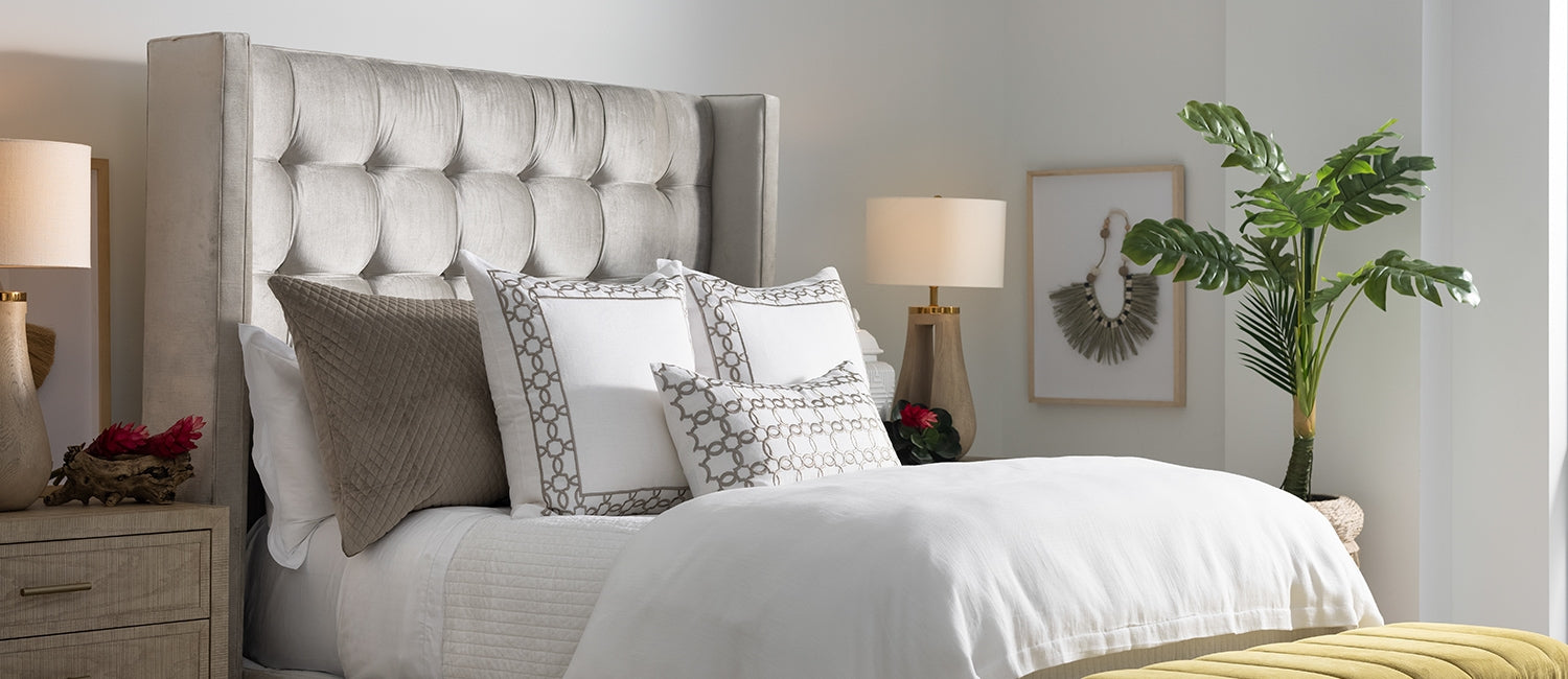 Valentina & Lynx Buff Bedding Collection by Lili Alessandra