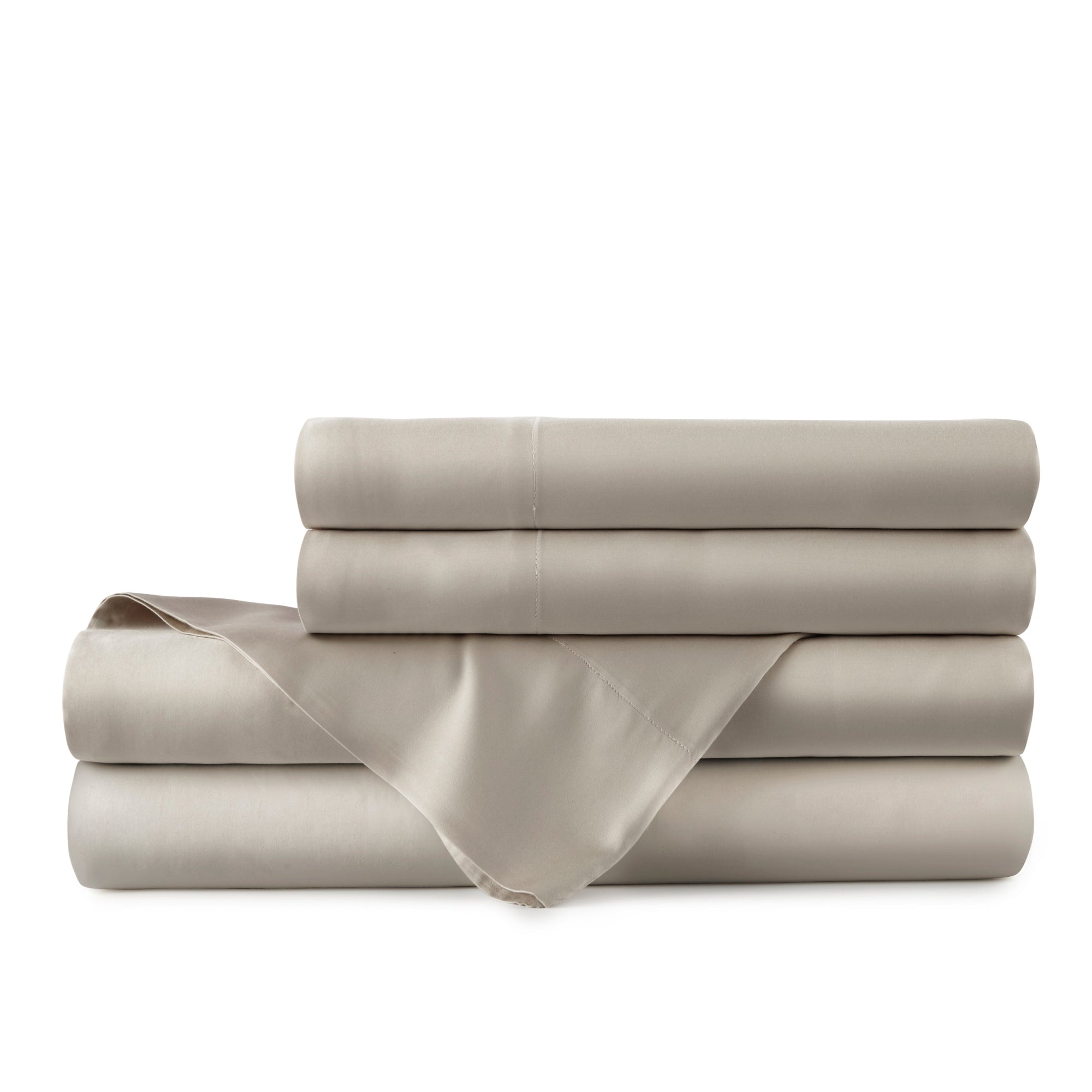 Urban Bamboo Mushroom Sheet Set Cal King by Lili Alessandra