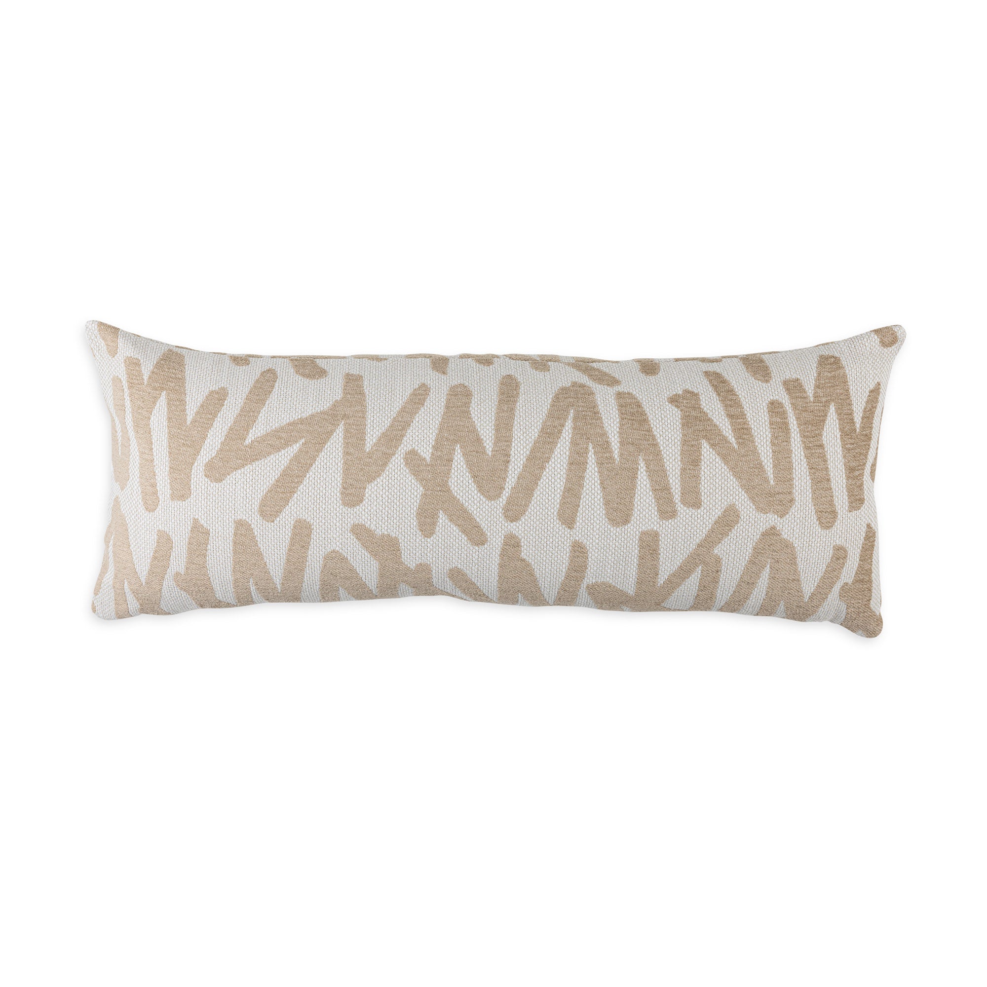 Tolentino Alabaster Long Rectangle Pillow (18x46) by Lili Alessandra