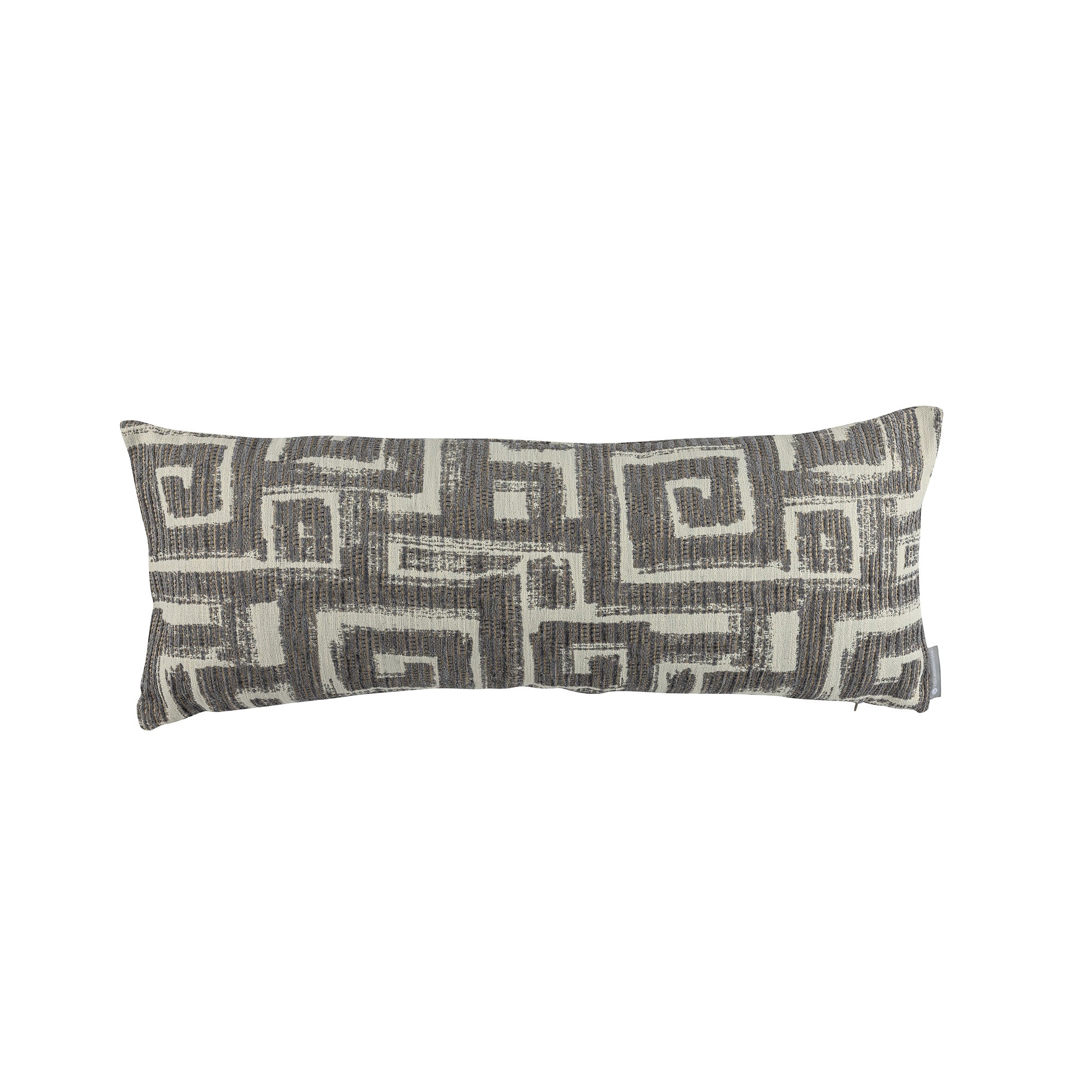 Luna Pewter Long Rectangle Pillow (18x46) by Lili Alessandra