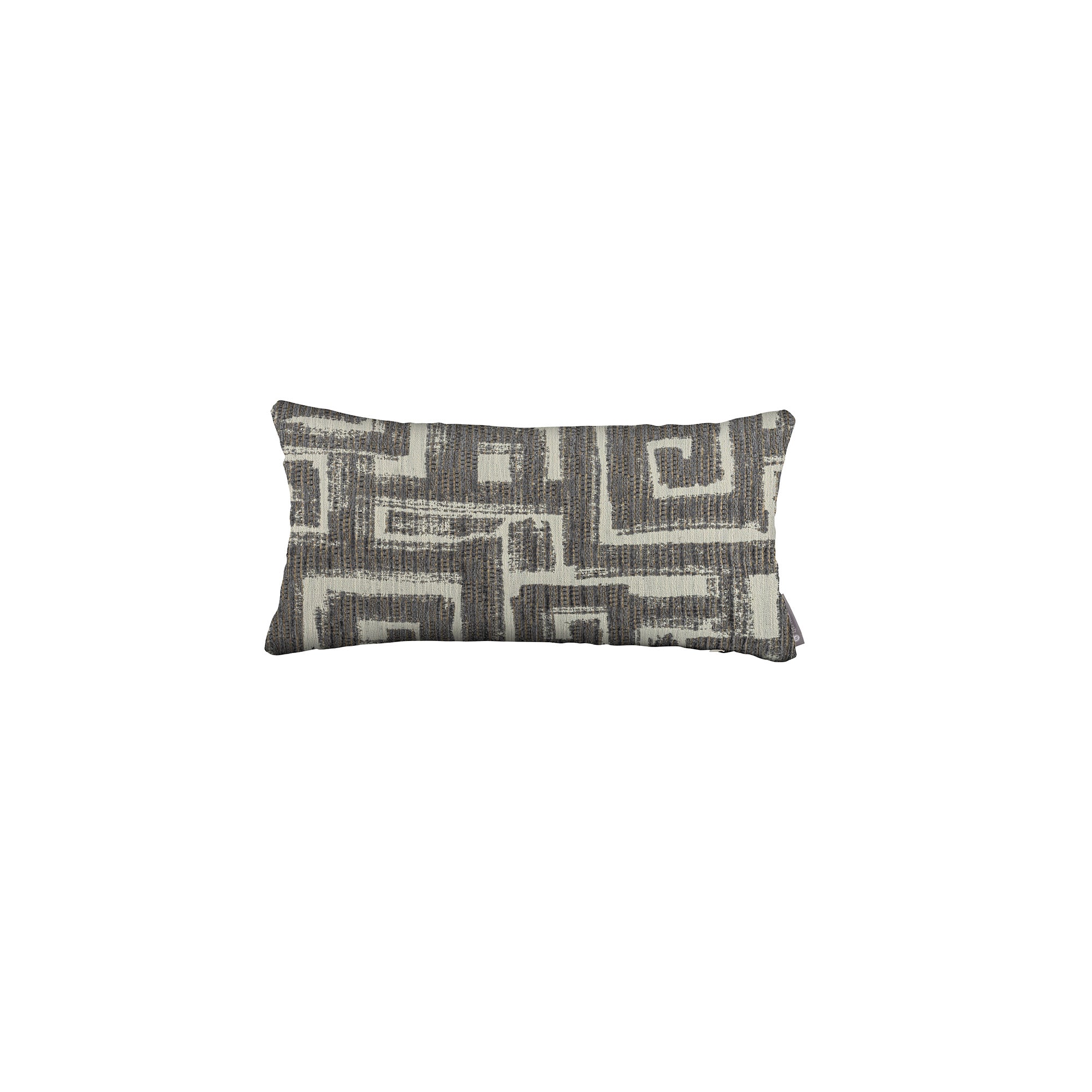 Luna Pewter Small Rectangle Pillow (12x24) by Lili Alessandra