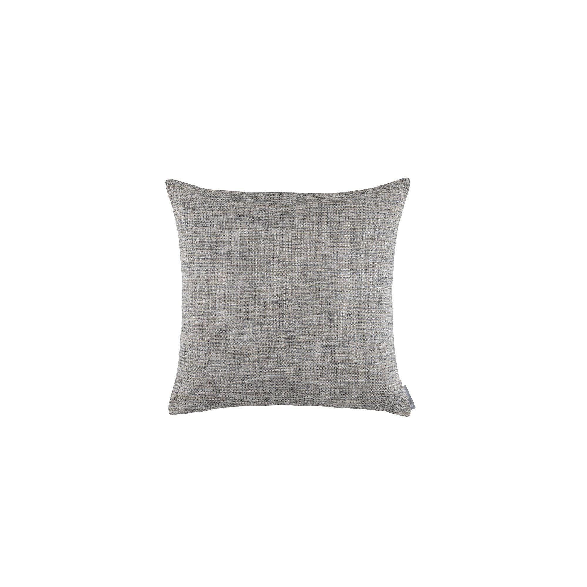 Tweed Travertine Small Square Pillow (22x22) by Lili Alessandra